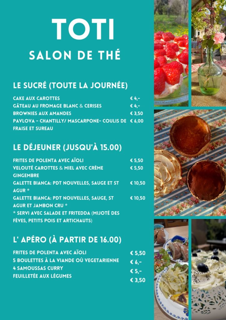 Menu voor 9 en 11 juni 2023 - Toti Issac